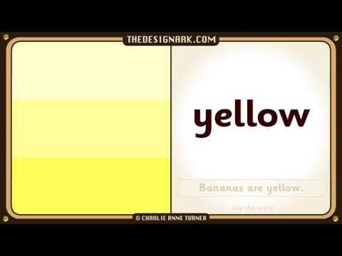 YELLOW: How to pronounce the English word yellow.