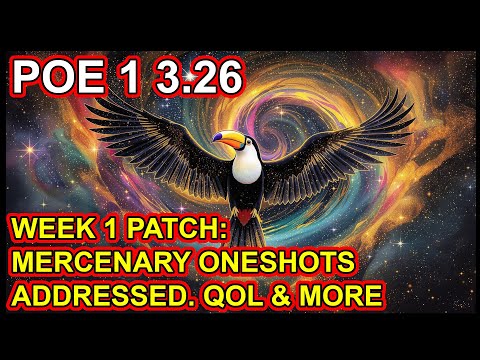 POE 1 3.26 - The Week 1 Patch - Merc Oneshots Addressed & More. Path of Exile 1