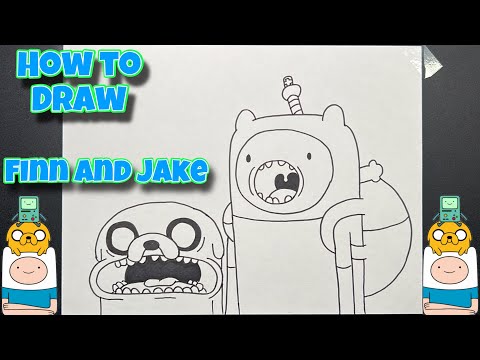 How To Draw Finn And Jake | Adventure Time #drawing #finnandjake