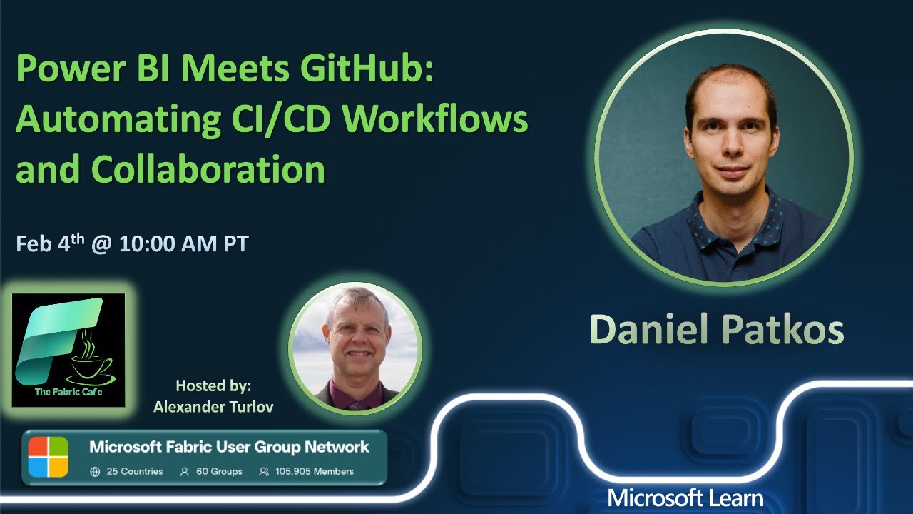 Power BI Meets GitHub: Automating CI/CD Workflows and Collaboration | Daniel Patkos