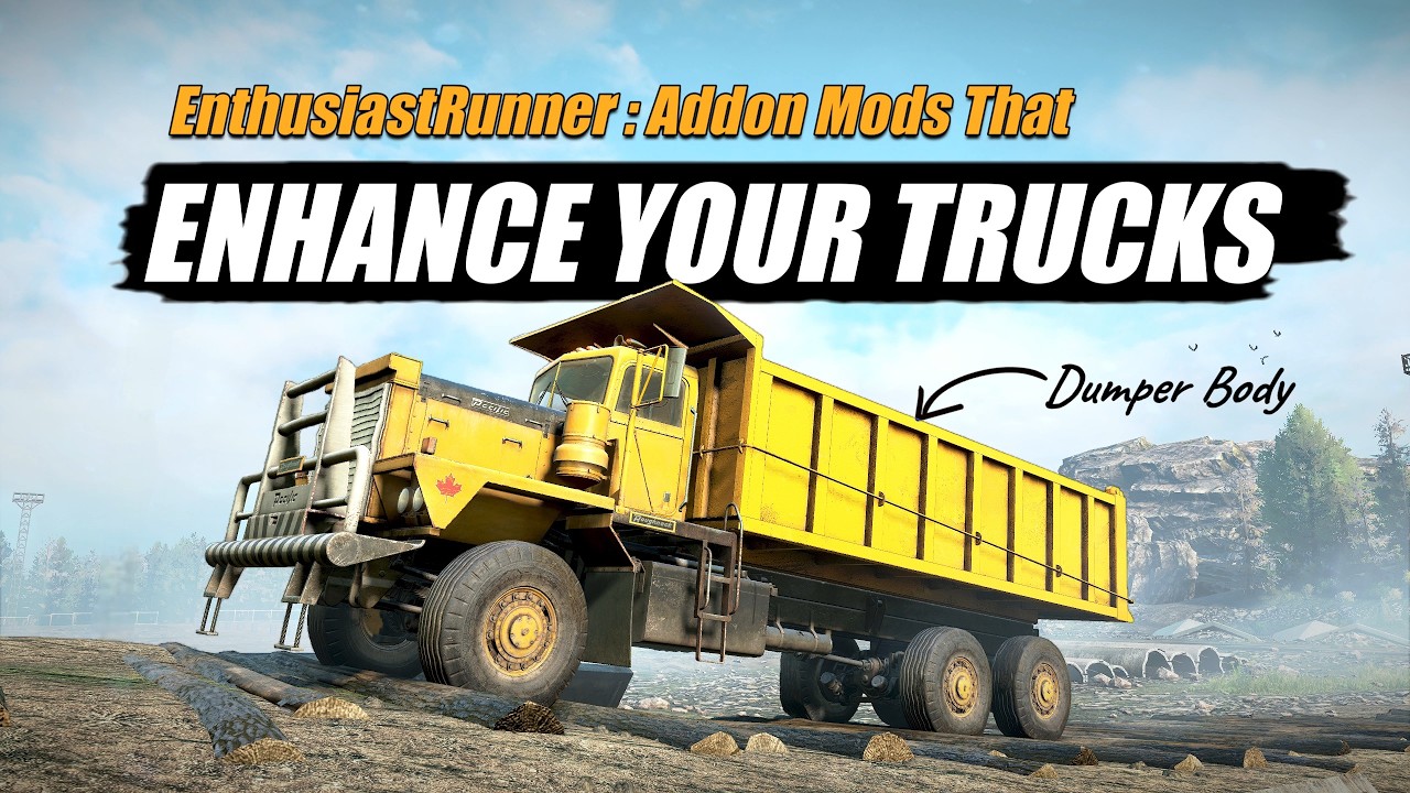 Snowrunner Mods that adds freshness to trucks | All EnthusiastRunner Mods