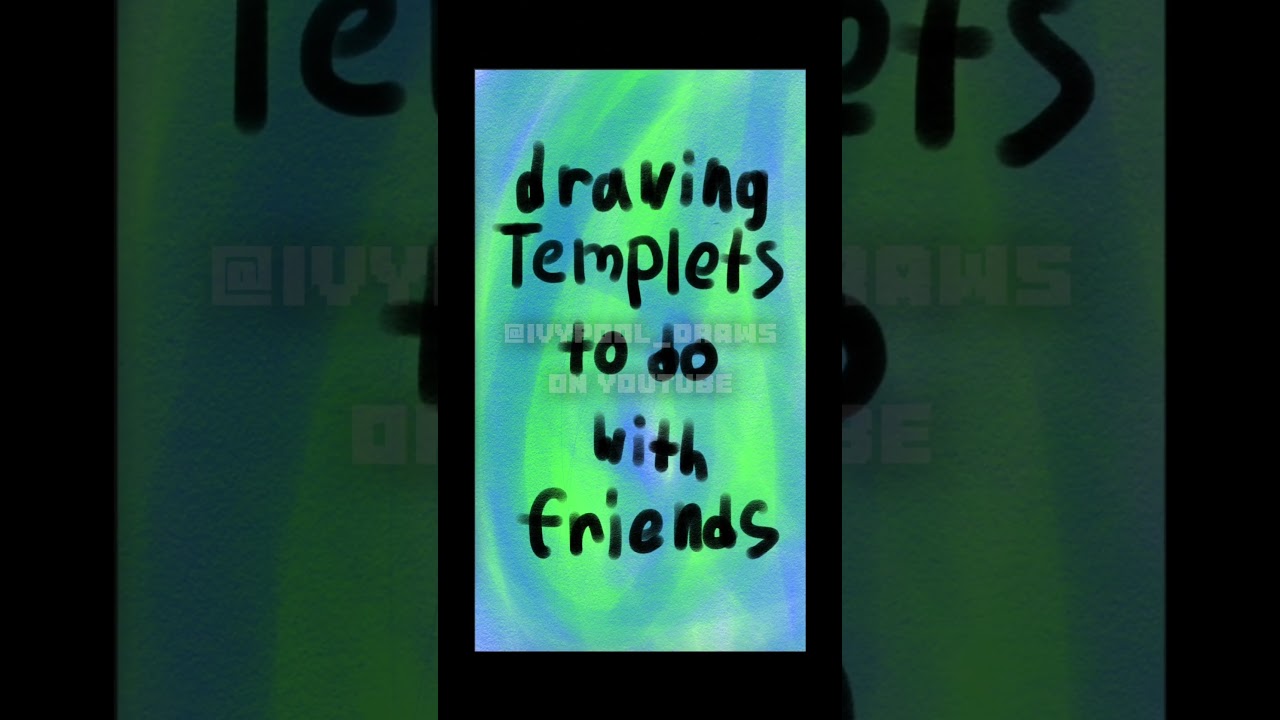 Drawing templates to do with friends pt.1 #drawingtemplates #anatomy #myoriginalart #artdrawing #art