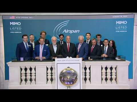 Airspan Networks Holdings, Inc. (NYSE American: MIMO) Rings The Opening Bell®