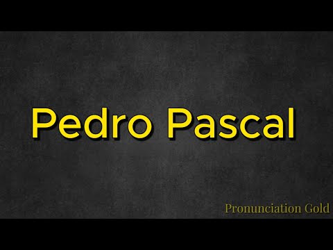 How to Pronounce Pedro Pascal - Say it Correctly Every Time!