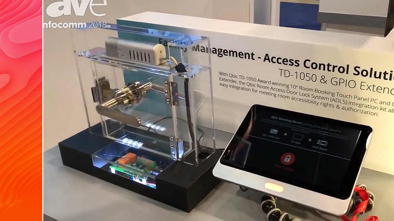 InfoComm 2018 Rave - Qbic Access Control Solution TD-1050 and GPIO Extender