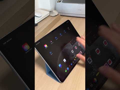 Unboxing & Folding the New iPad M4 Smart Folio in Denim ASMR #unboxing #folding #Smart Folio #denim