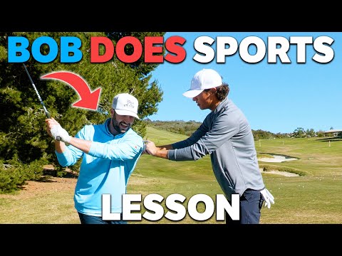 I Gave Bob Does Sports a Golf Lesson!