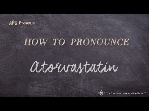 How to Pronounce Atorvastatin (Real Life Examples!)