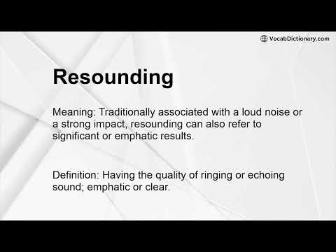 Resounding Meaning