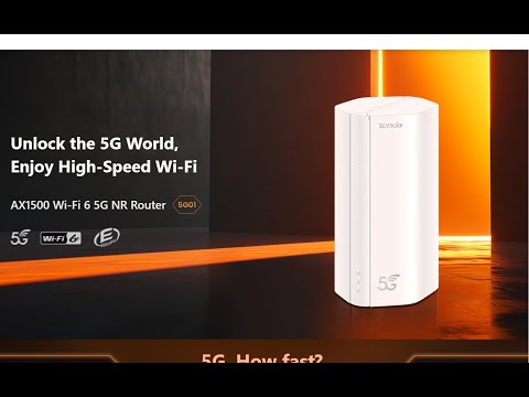 Tenda 5G01 Wi-Fi 6 5G NR Router - Installation Guide