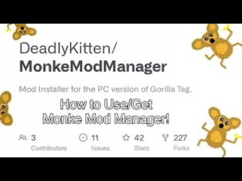 How To Get/use Monke Mod Manager ~ PCVR Only