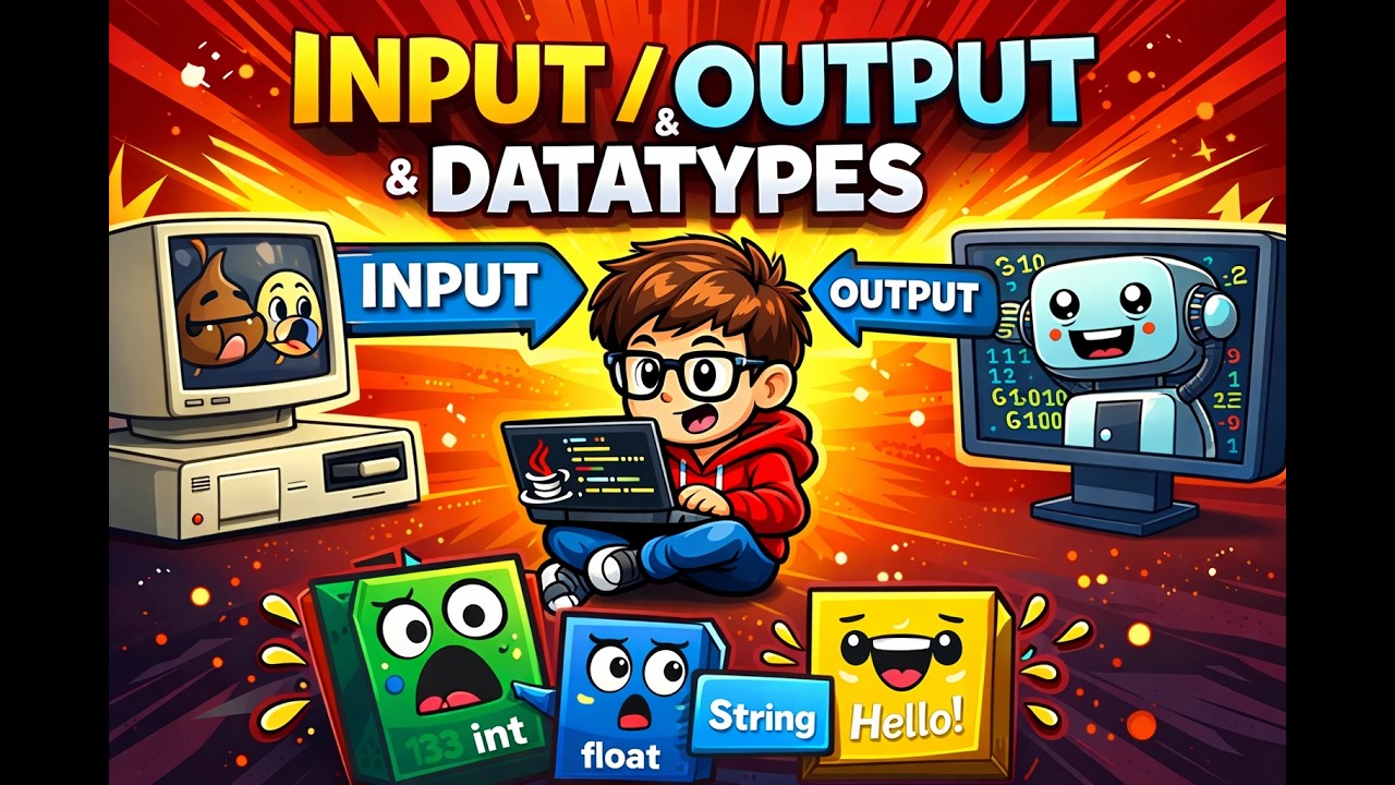Java Tutorial for Beginners | Input, Output & Data Types Explained DAY2