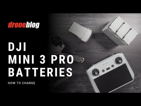 DJI Mini 3/Mini 3 Pro Batteries: How-to Charge
