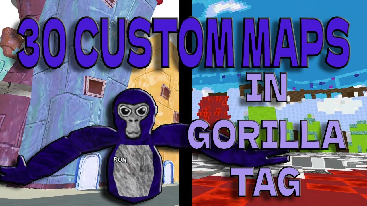 Exploring 30 Custom Gorilla Tag maps!