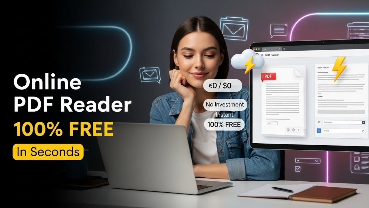 How to Online PDF reader for free 100% Without Investment in Seconds #freeonlinetools #pdfconverter