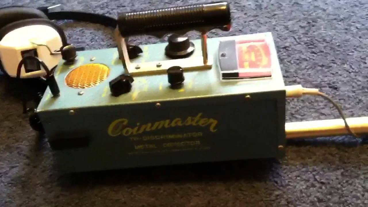 A 1974 White's Coinmaster 4B Metal Detector