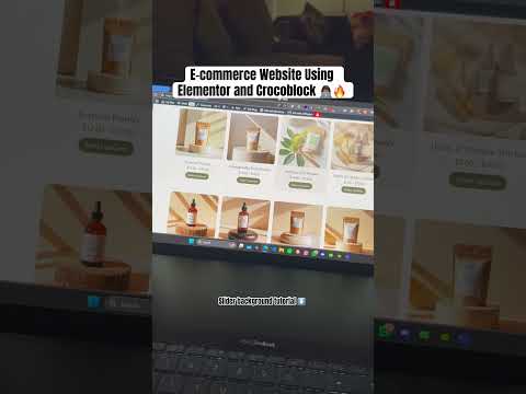 E-commerce Website Using Elementor and Crocoblock ๐ฉ๐พโ๐ป๐ฅ