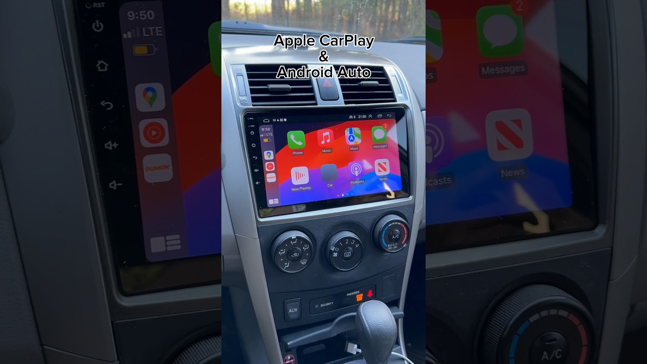 Toyota Corolla 2009-2013: Apple CarPlay/Android Auto Installed #asmr #toyotacorolla #carmodification