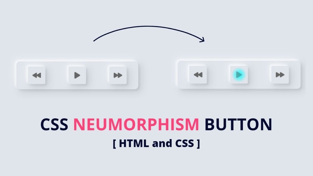 CSS Neumorphism Button Hover Effects | CSS Button Effects With Source Code | Button UI | #html #css