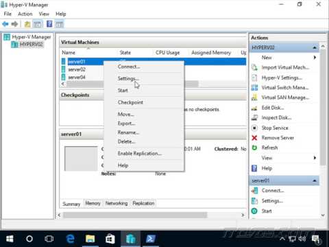 Create a Hyper-V Virtual Machine with PowerShell - Server 2016 - Exam 70-740