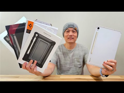 5 Samsung Galaxy Tab S9 Cases Comparison - JETech, TiMOVO, Soke, Spigen, and Samsung