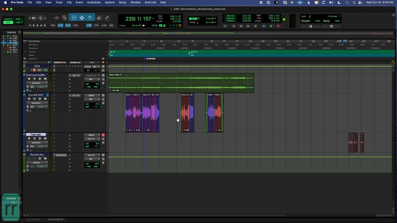 Pro Tools 101: 12: Recording and comping