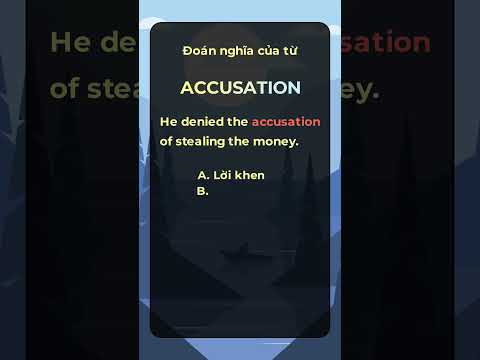 Học tiếng anh C1 qua đoán nghĩa từ Accusation #hoctienganh #englishvocabulary #tuvungtienganh