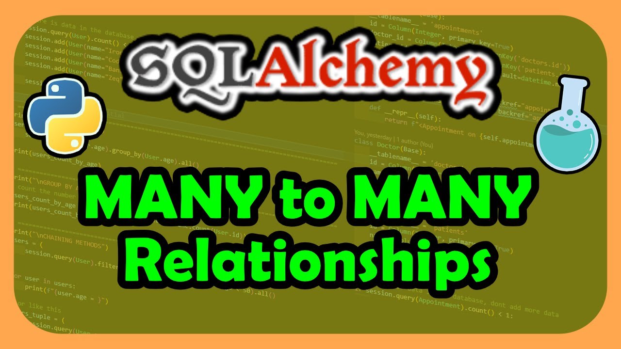 Python SQLAlchemy ORM - Many to Many Relationships