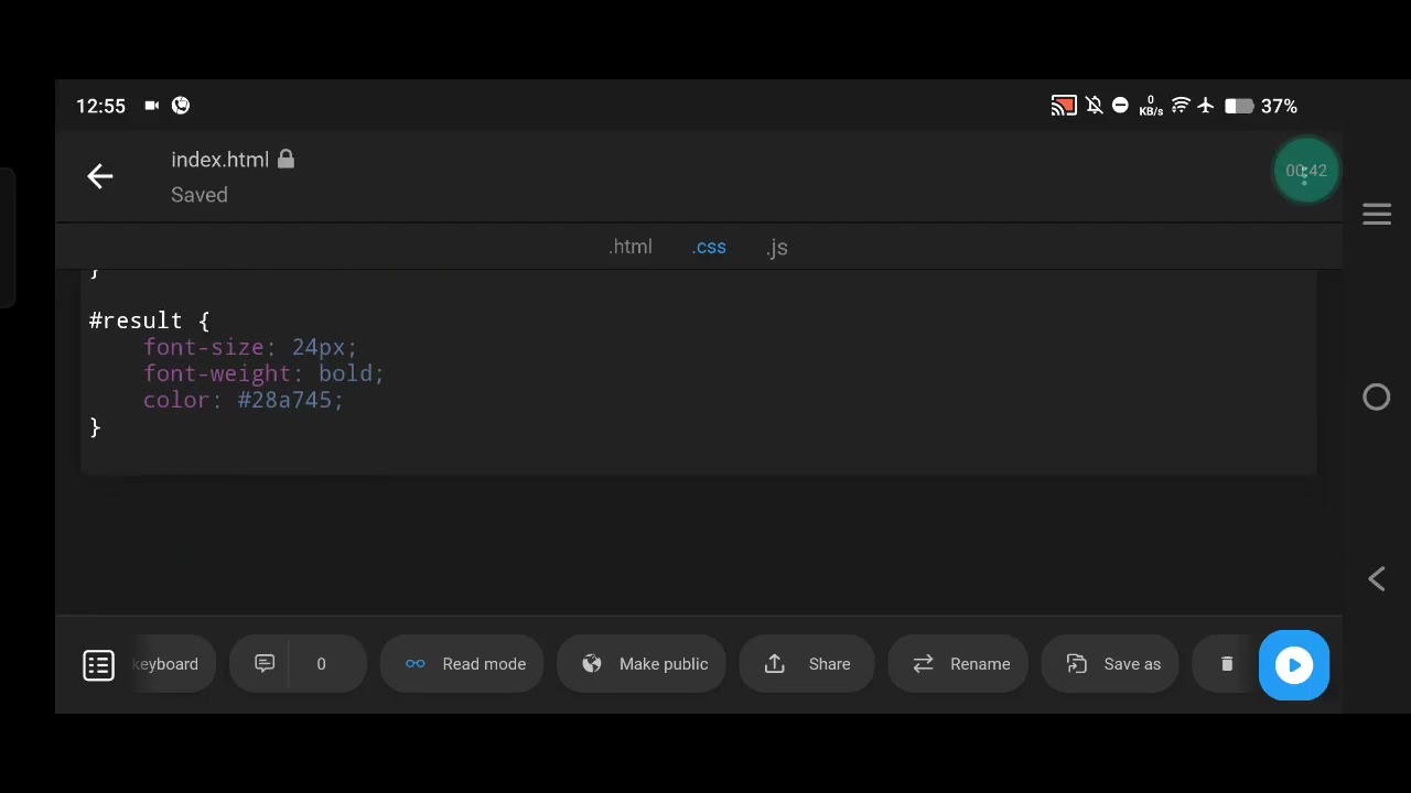 Percentage Calculator Using HTML, CSS, and JavaScript | Full Source Code