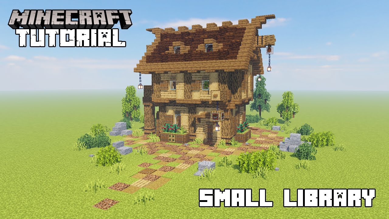 Small Library Tutorial || Minecraft