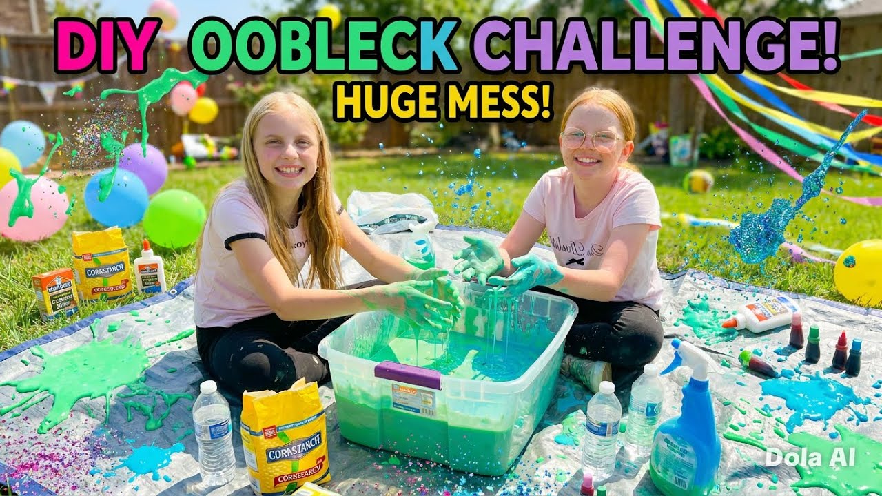 Making oobleck (gone wrong)‼️⚠️