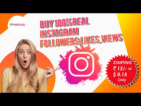 How to buy Instagram Followers | 100% Real Instagram Followers |Paid Followers for Instagram.