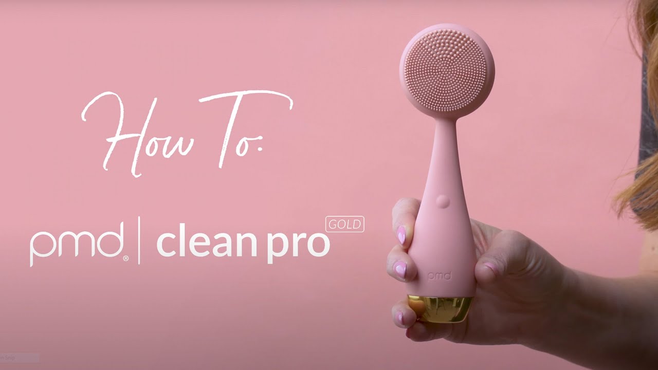 PMD Clean Pro Gold Advanced Facial Cleansing Device | LovelySkin