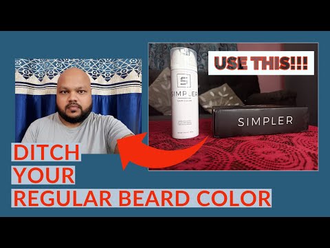 How to Color Your Beard Without the Hassle & Mess | SIMPLER Hair Color | Product Review