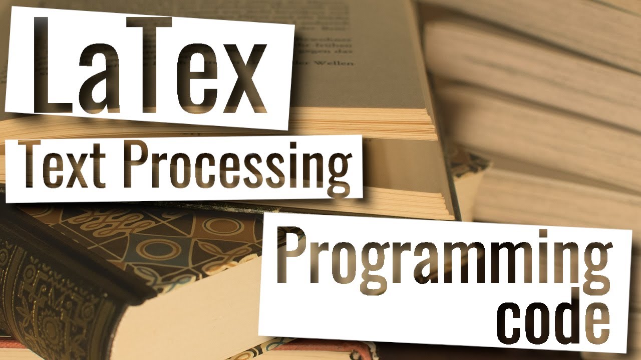 Latex Playlist - How to import programming code