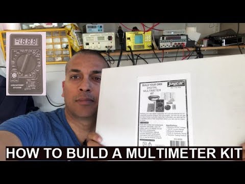 How to assemble a multimeter kit.(Part 1 Sinhala)