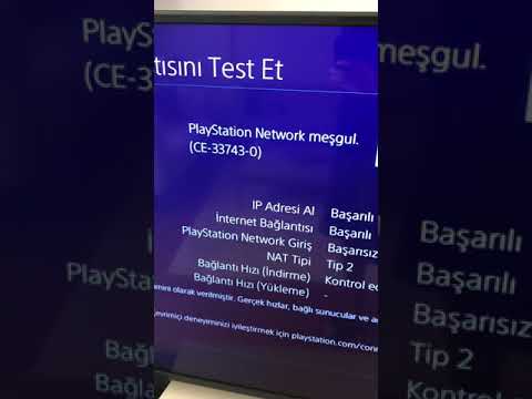 CE-33743 Playstation Network is Busy. PlayStation network meşgul
