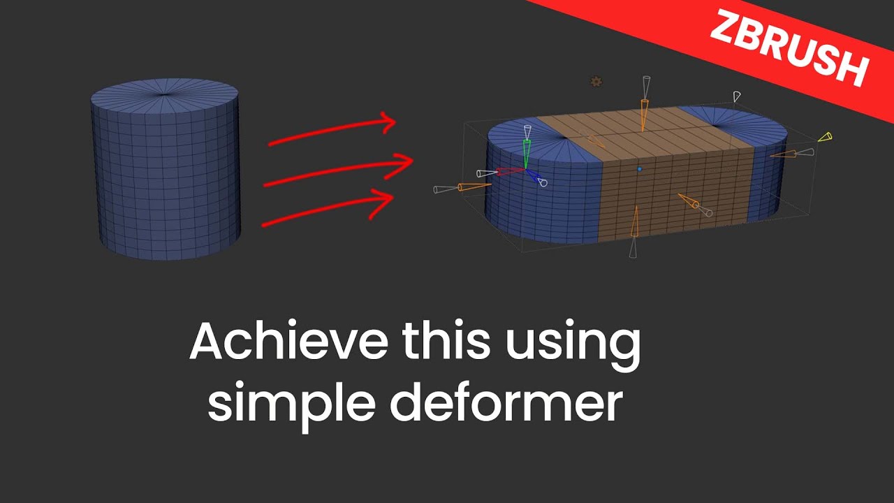 Extender Deformer in ZBrush