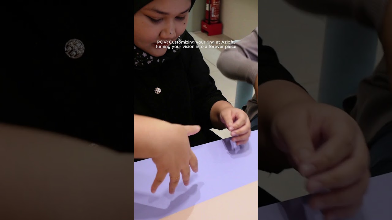 Your story, your ring, your forever ✨ Make your custom-fitted permanent ring at #azloft 💖🇲🇾