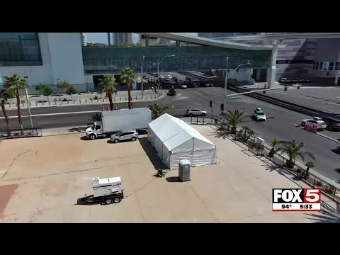 Pop-up casino operates under a tent for eight hours to retain gaming license