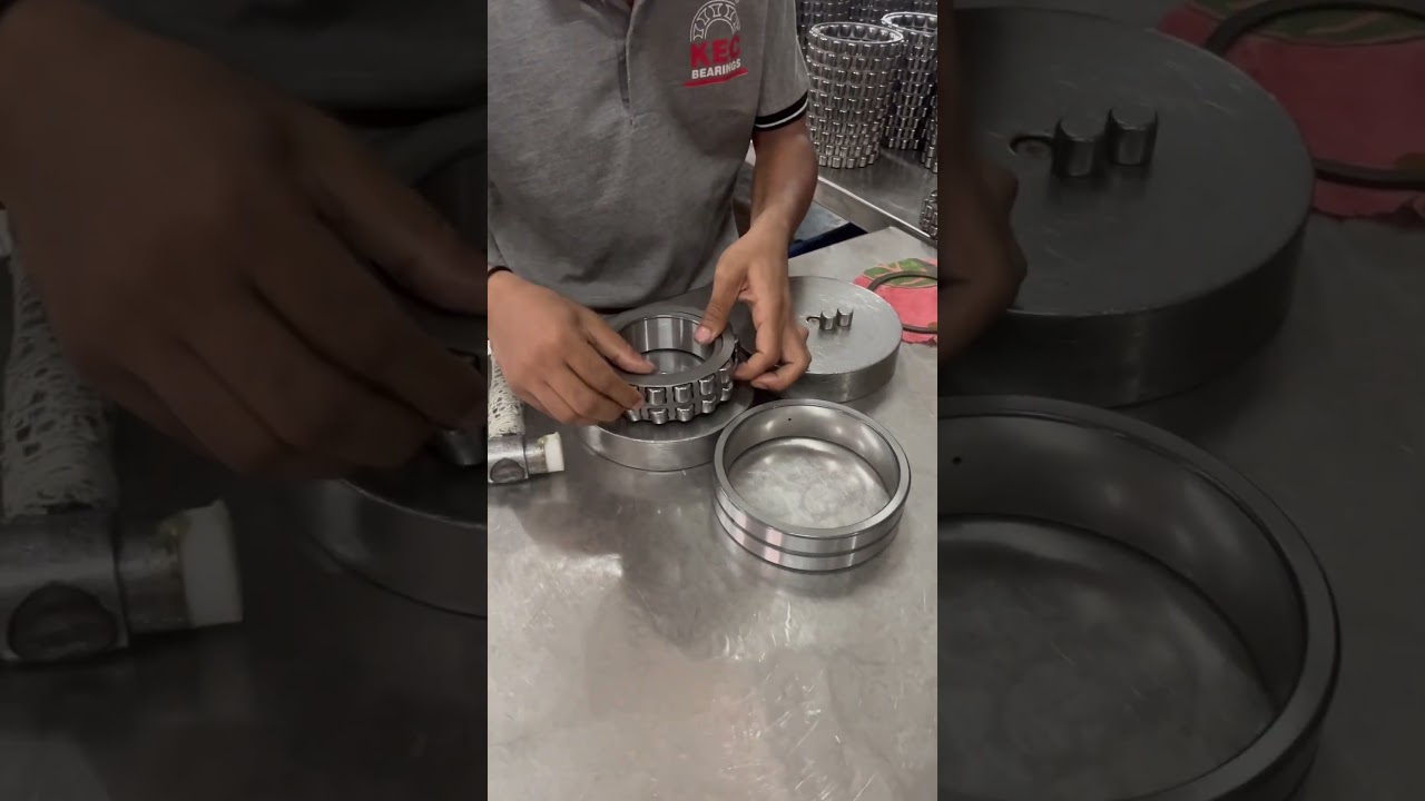Bearing assembly process #manufacturing  #bearing