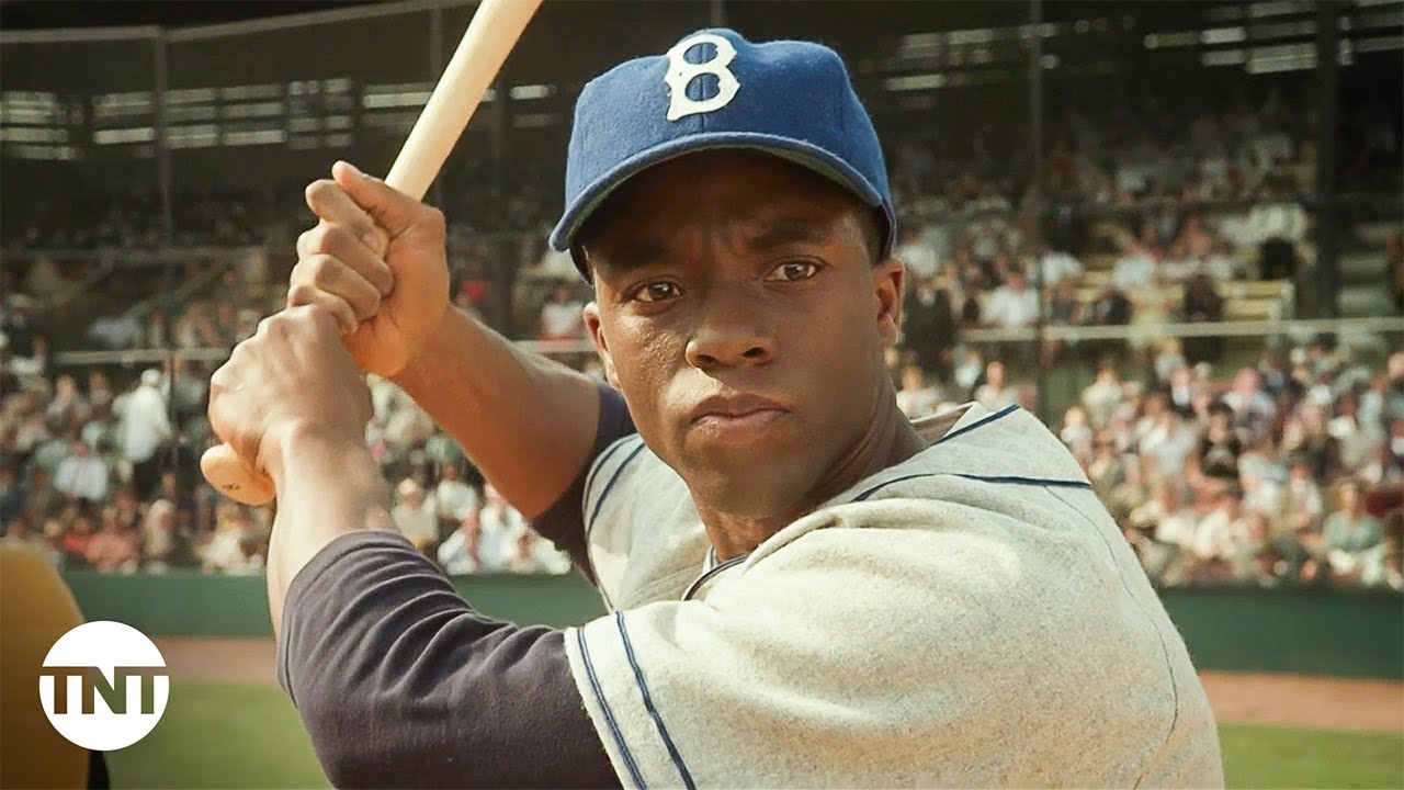 Jackie Robinson Hits a Homerun to Take The Dodgers to the World Series in 42 [CLIP] | TNT