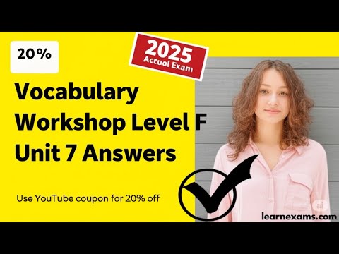 Vocabulary Workshop Level E Unit 7 Answers