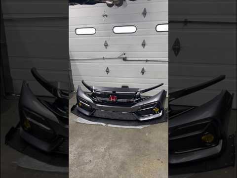 10th Gen Civic Grille Install #civic #engineswap #racing