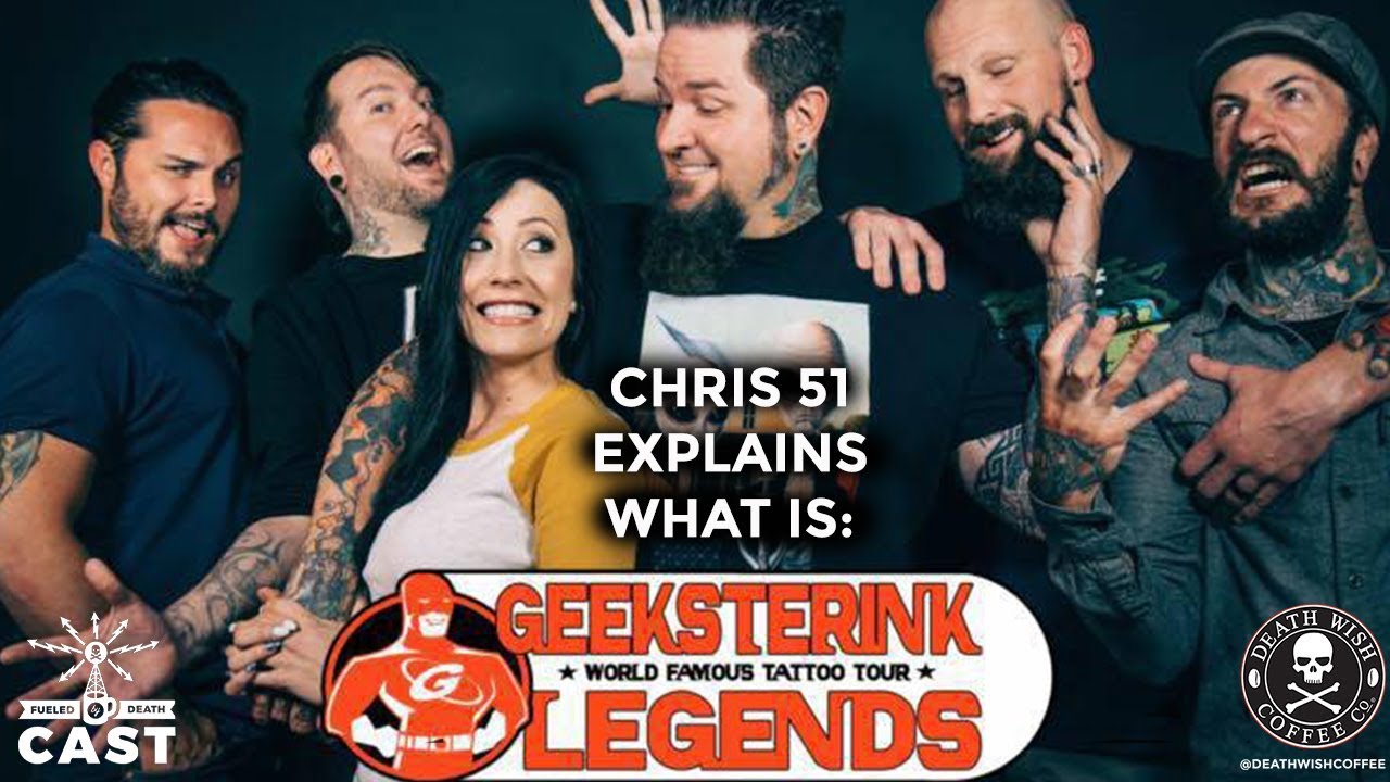 Tattoo Artist Chris 51 and the GeeksterInk Legends Tour