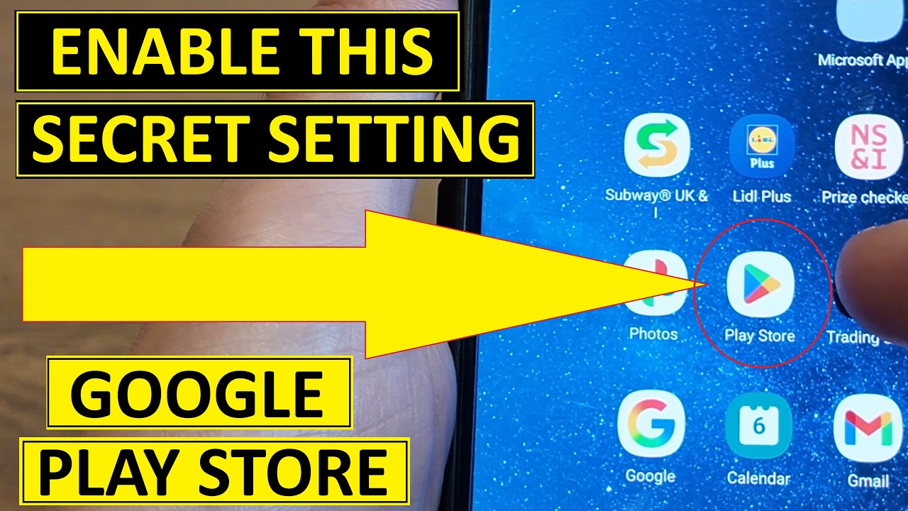 Enable the SECRET Google Play Store Settings MENU Get Early Access from Developers on apps and games