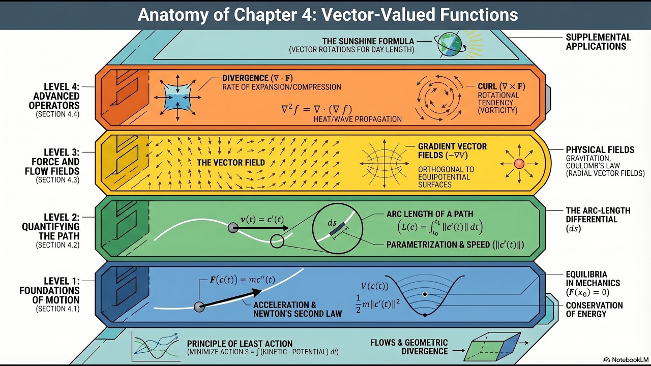 Vector Calculus, Chapter 4:  Vector Valued Functions