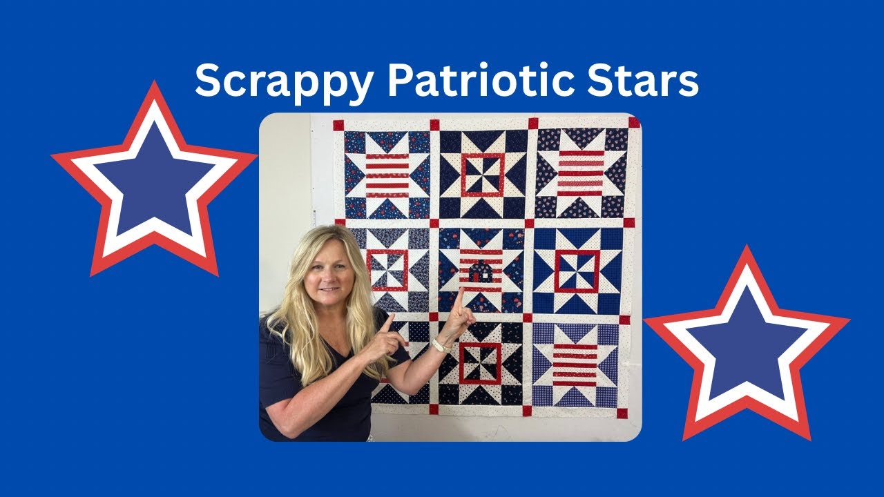 Scrappy Patriotic Stars Tutorial