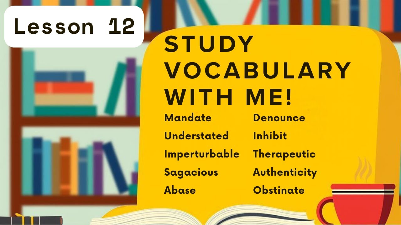 Study Vocabulary Flashcards with Me- Lesson 12#vocabulary #advancedvocabulary