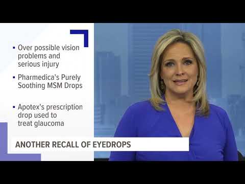 FDA: Two more eyedrops brands announce recalls